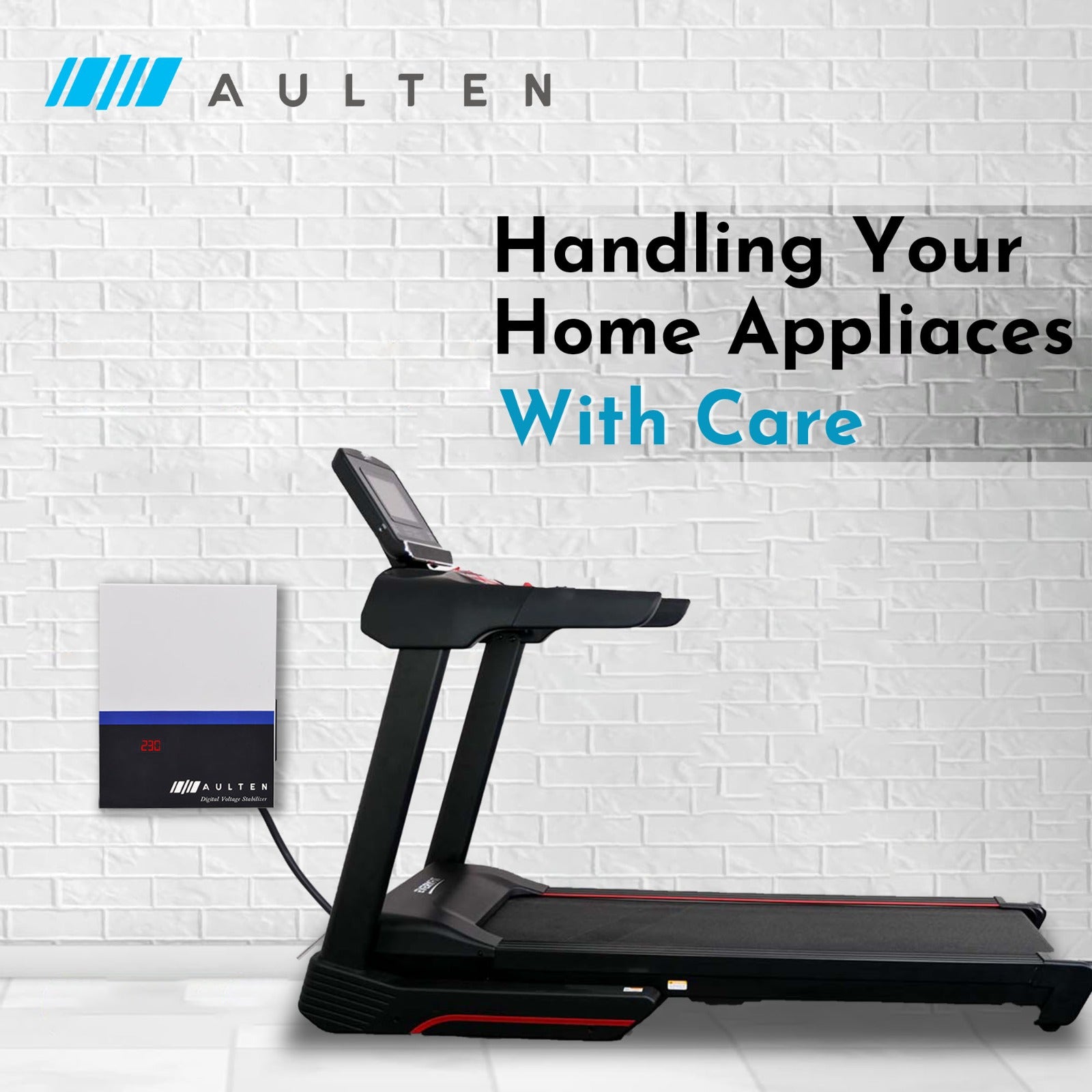 AULTEN Automatic Digital Voltage Stabilizer for Washing Machine, Micro ...